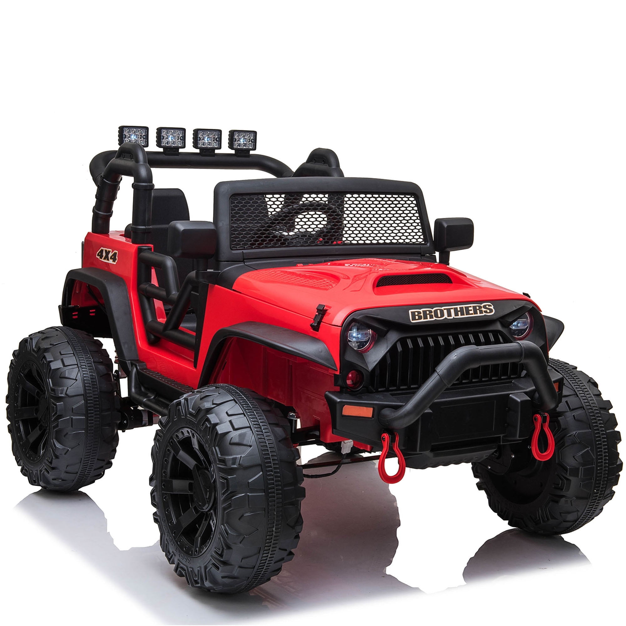 Joyracer 12V 2-Seater Ride on Toy Car, 2*200W Motor, 9 AH Battery, LED ...