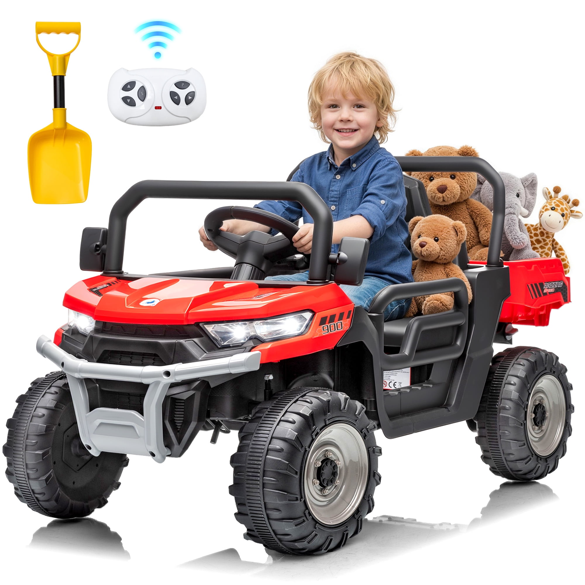 Joyracer 12V Ride on Toys UTV for Kids, Electric Car with Remote ...