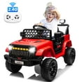 Joyracer 12V Ride on Truck Car with Remote Control, Electric Battery ...