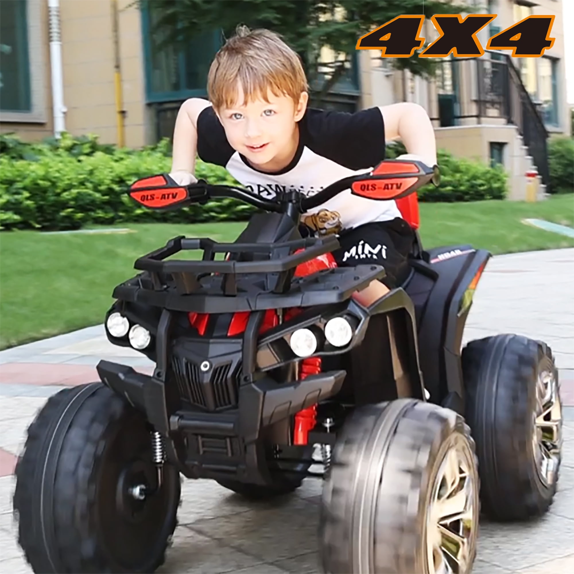 Joyracer 24 Volt Ride on Toys, 800W Kids ATV Four-Wheeler Quad Car, 2 ...