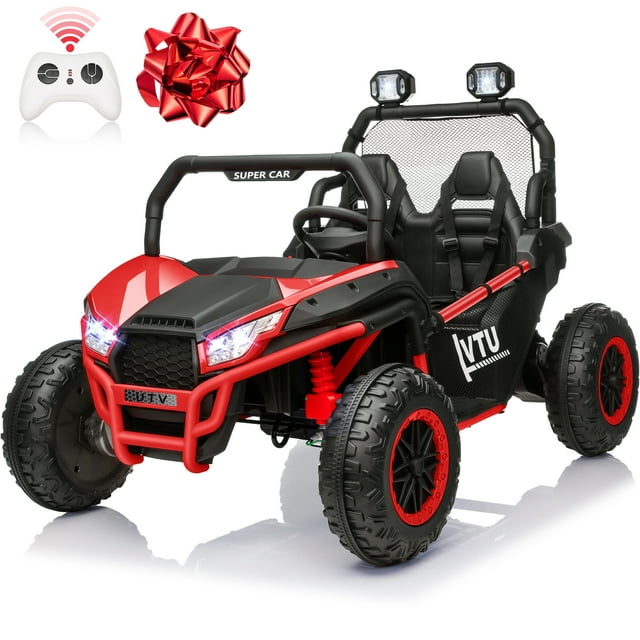Joyracer 24 Volt Ride on Toys with Remote, Metal Frame Electric Powered ...