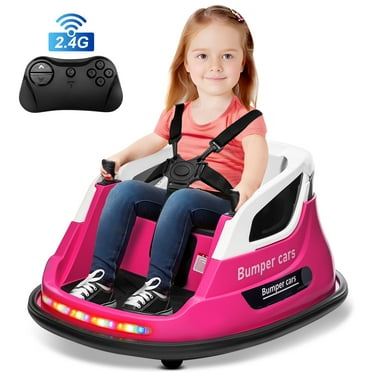 24V Kids Electric Bumper Car, Blue, Battery Powered, Remote Control ...