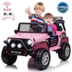 Kidzone Kids 12V 9AH Battery Powered Extra Wide Seat Ride On Truck with ...