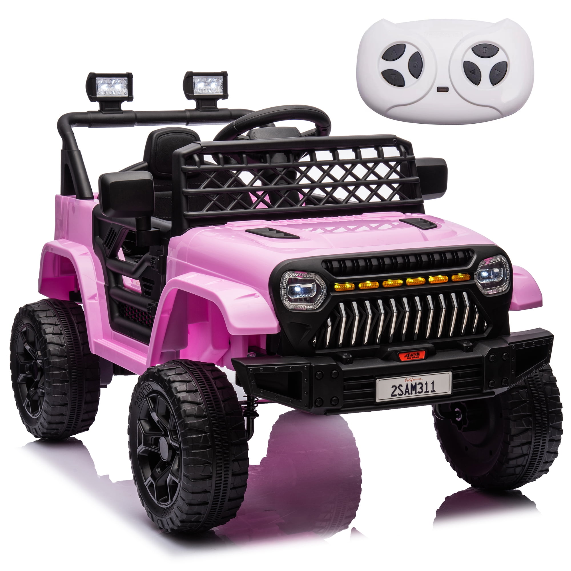 Joyracer 12V Kids Outdoor 4-Wheeler Toy with Remote Control, Electric ...