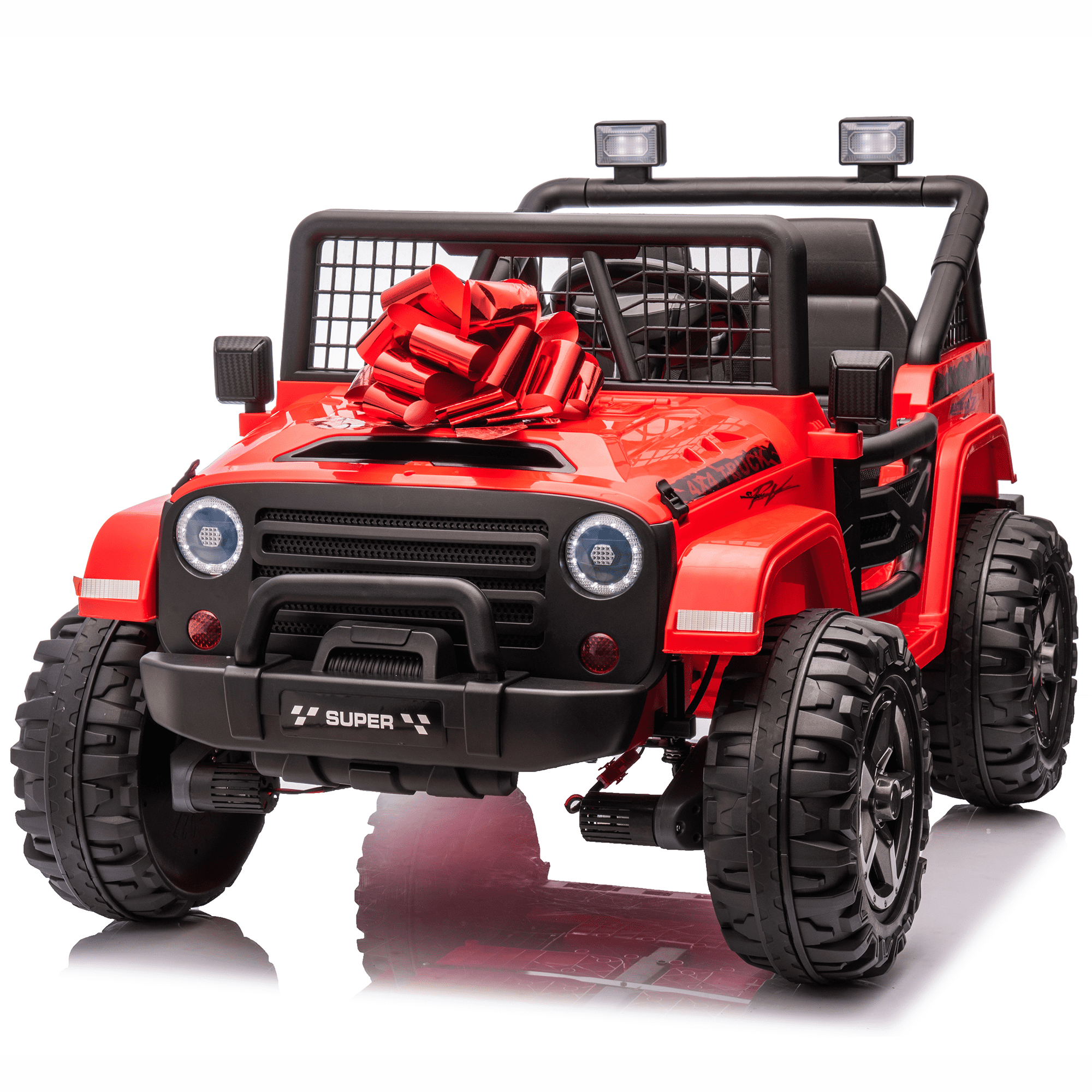 JOYRACER 24V Ride on Car Truck, Remote Control, 4WD, 800W, 2-Seater ...