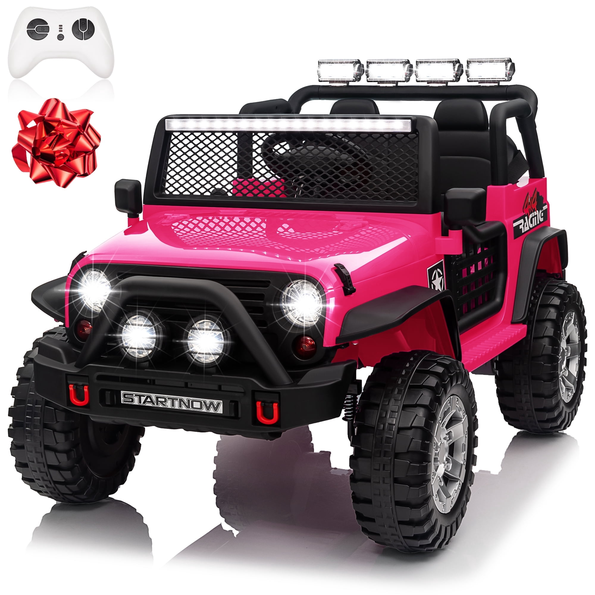 Joyracer 4WD 24V Ride On Car Truck with Remote Control, 2 Seater 800W ...
