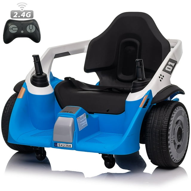Joyracer Electric 24V Ride on Toy for Kids 3-10, 2*100W 7AH Battery, 3 ...