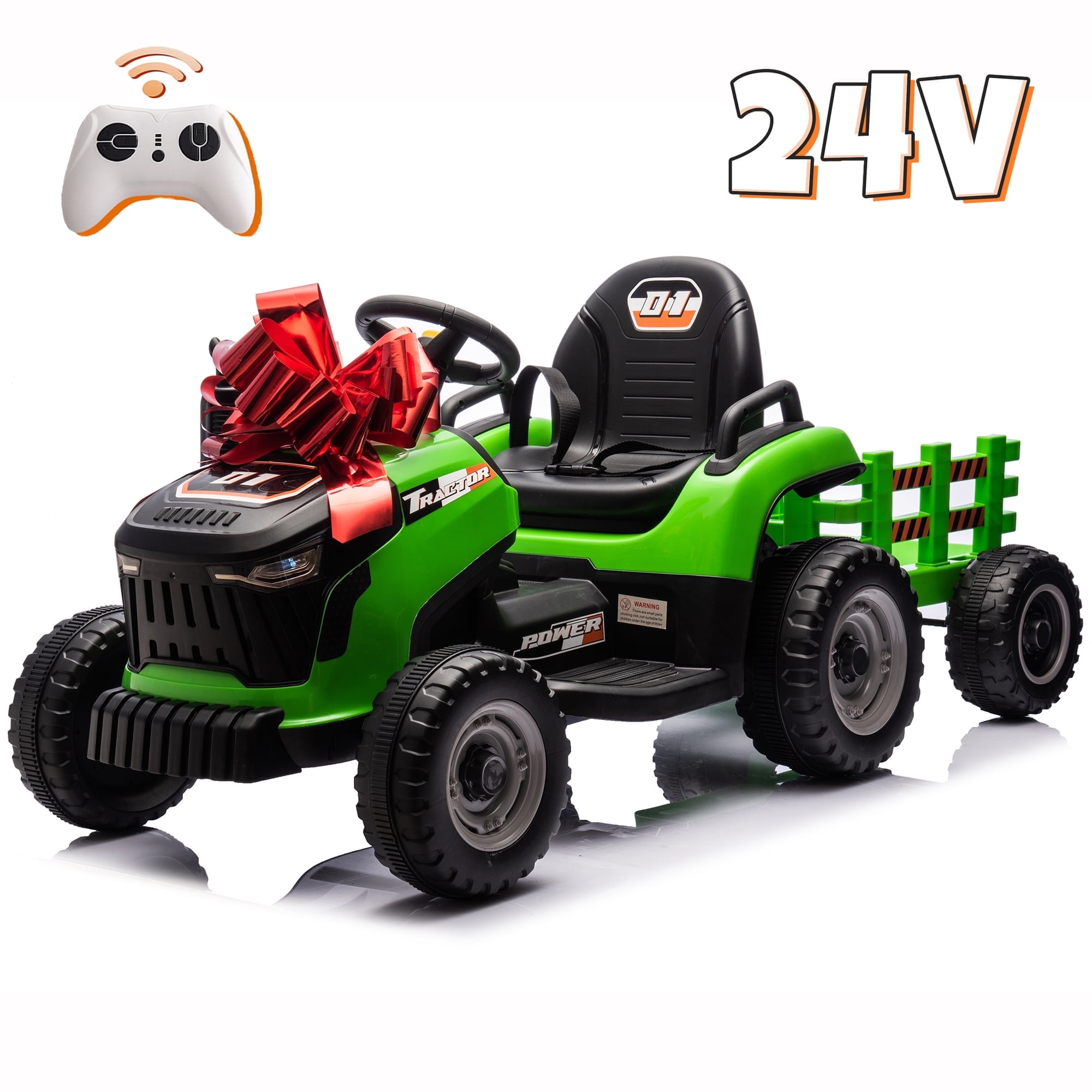 Joyracer 2-Seater 24V UTV, Electric Car with Remote, 2x200W, USB/MP3 ...