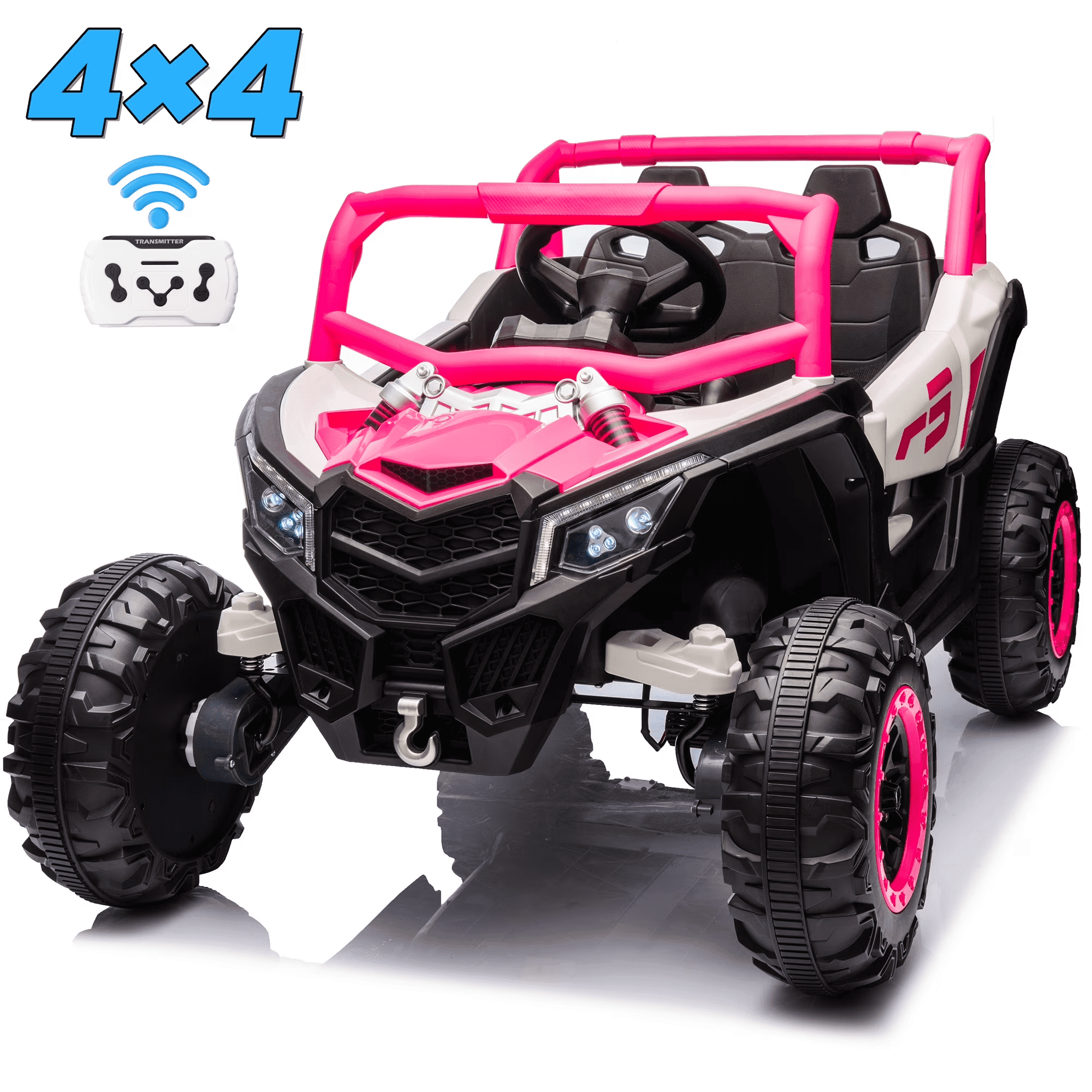 Joyracer 24 Volt Ride on Toys for Kids, 4WD UTV, 4x200W Motors, Remote ...