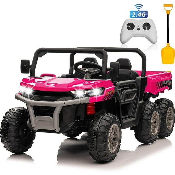 Costway 24V Ride on Toy for Big Kids 2 Seater Ride on UTV Truck Car ...