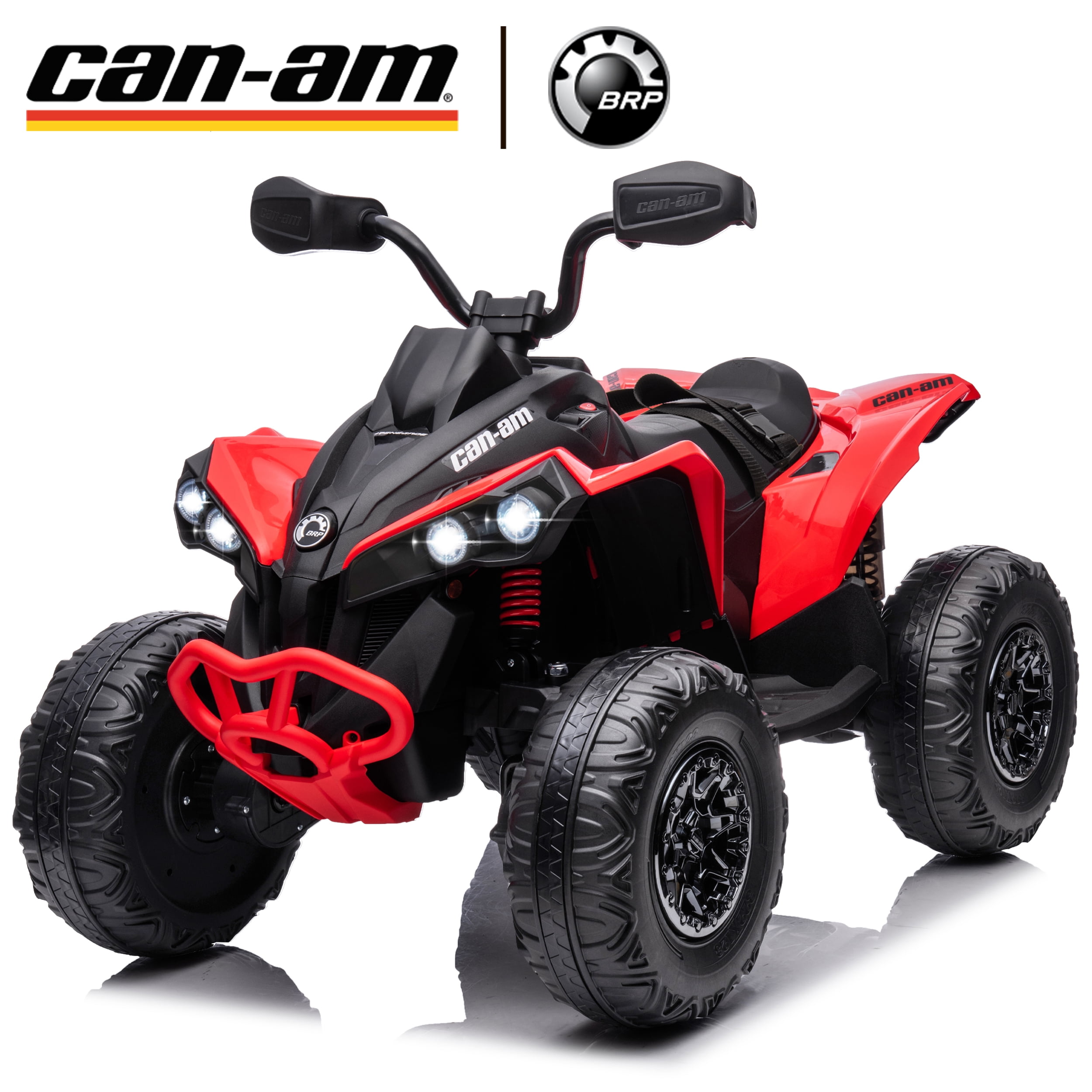 Joyracer 24V Ride on Toys, 4 Wheeler ATV for Kids with 2 Seater, 4x200W ...