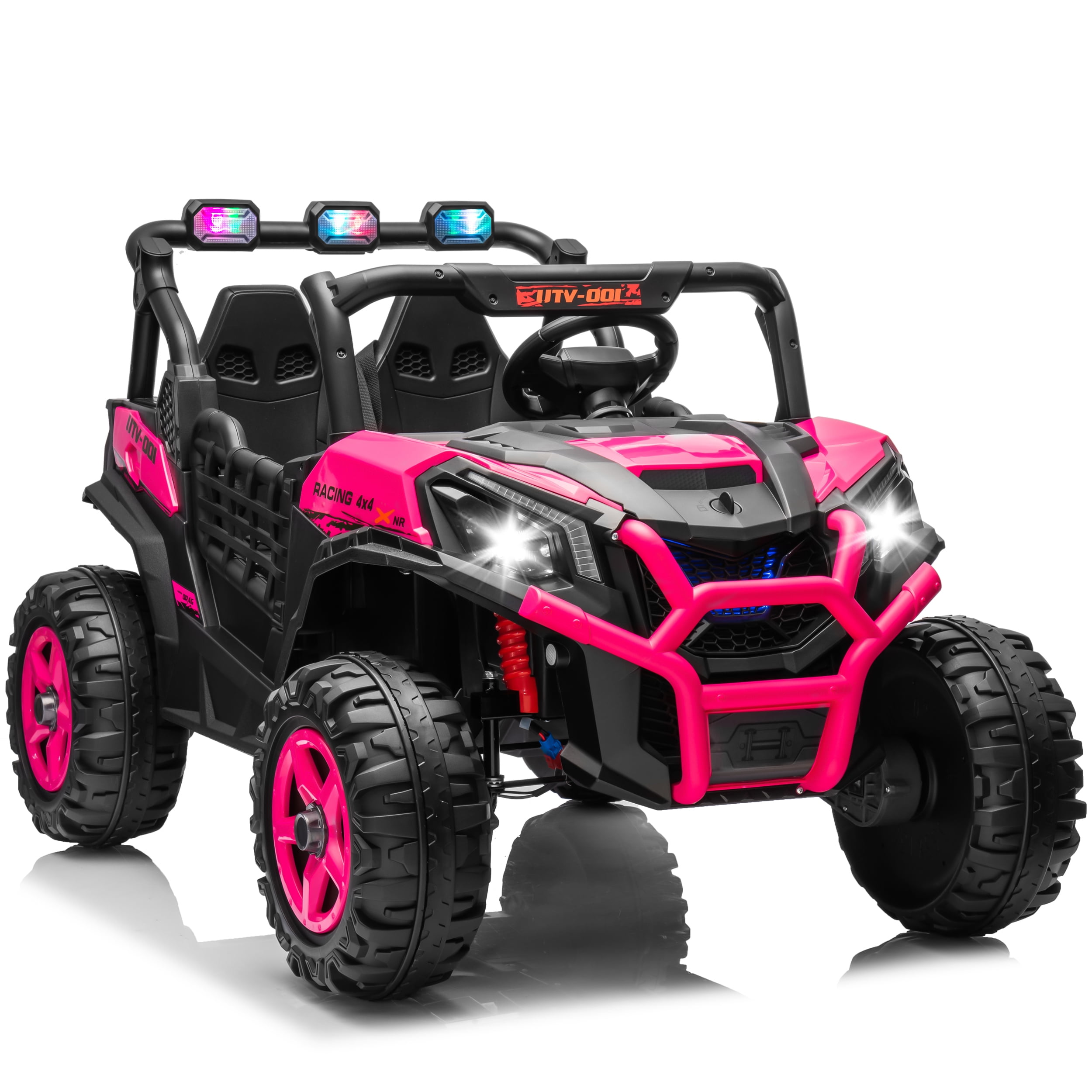 Joyracer 4WD 24 V Ride on Toys UTV with 2 XL Seaters, 4*200W Motor Kid ...
