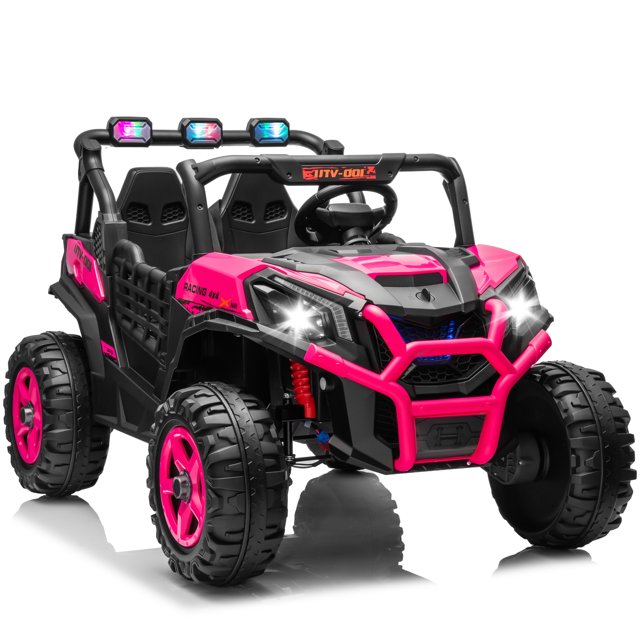 Joyracer 4WD 24 V Ride on Toys UTV with 2 XL Seaters, 4*200W Motor Kid ...