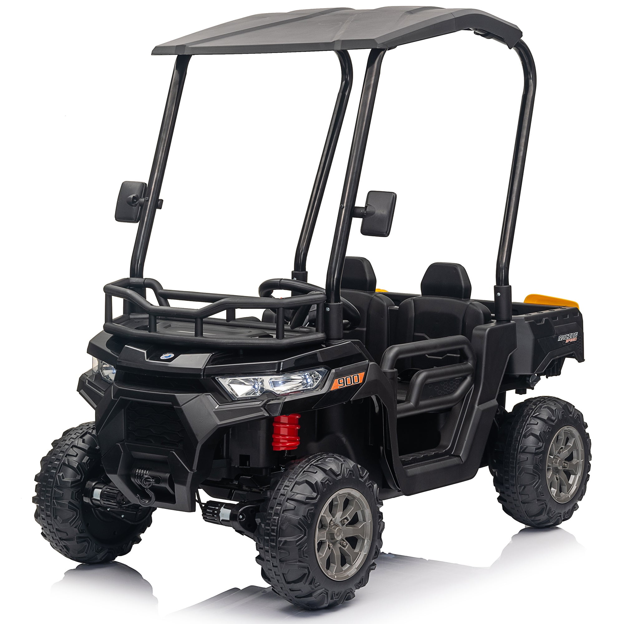 Joyracer 4WD 24 Volt Ride on Toys UTV with 2 Seater & Remote Control ...