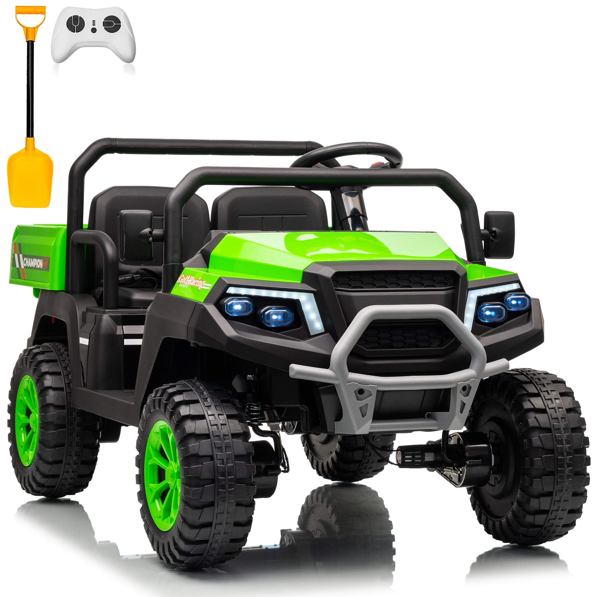 Joyracer 4WD 24 Volt Ride on Toys UTV with 2 Seater & Remote Control ...