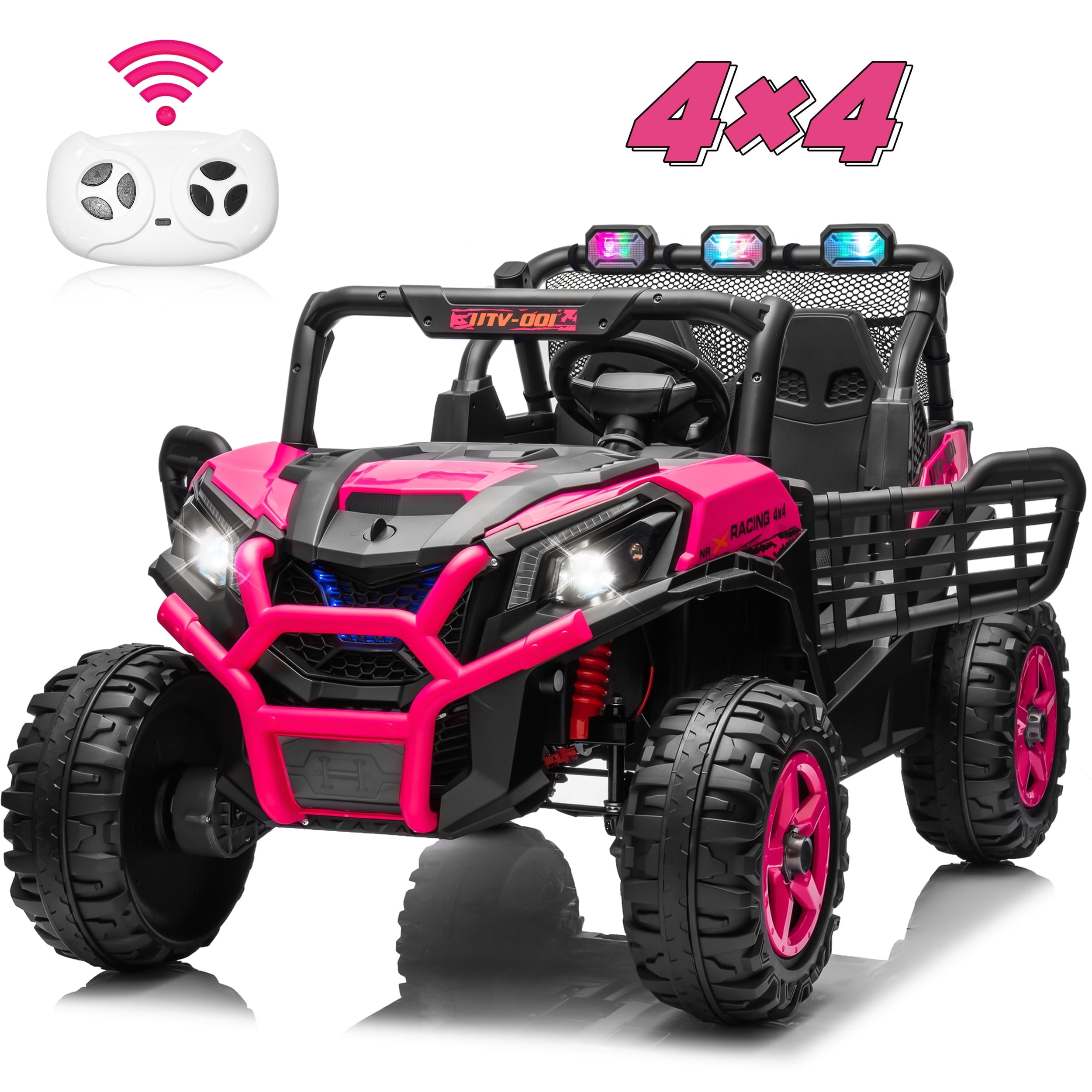 Joyracer Auto UTV Eléctrico 24V para niños, Motor 2*200W, 2 Plazas, 4 ...