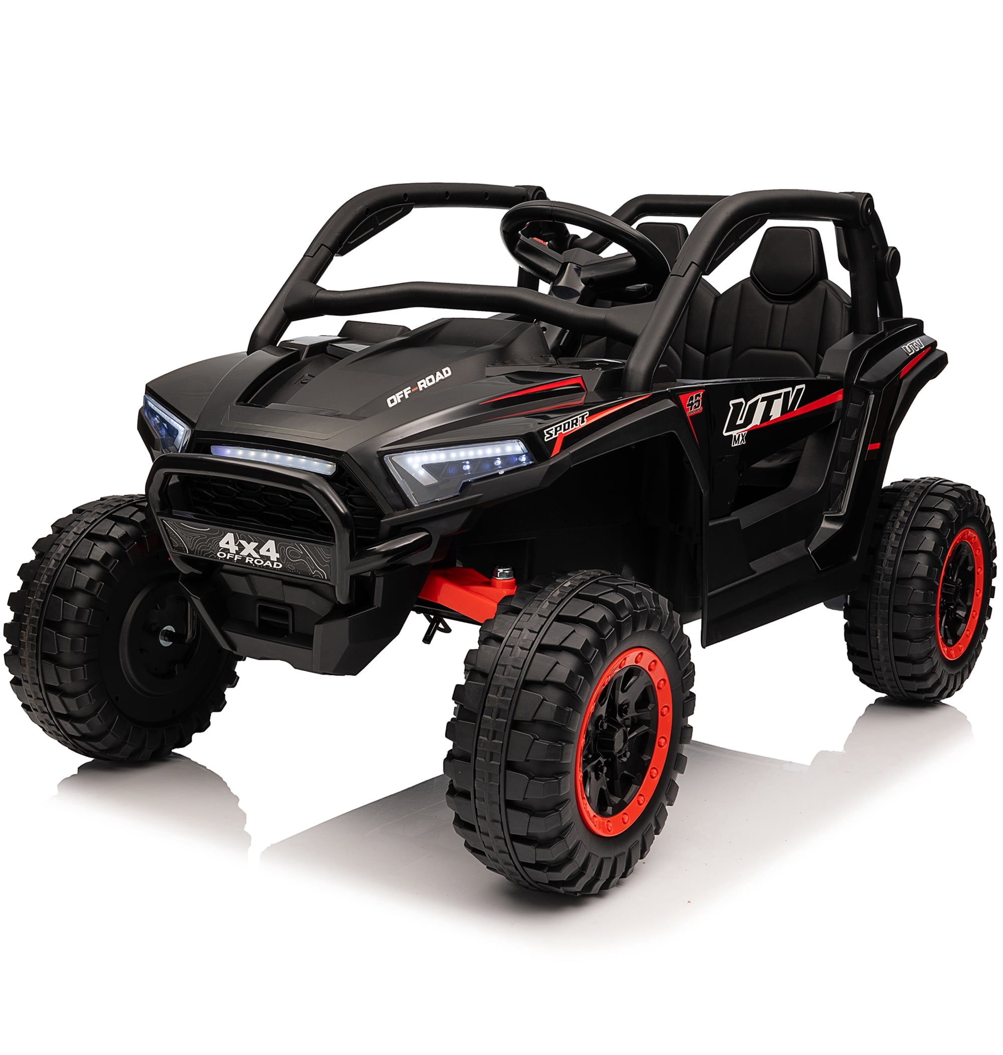 Joyracer 4WD 24V Ride on Toys for Kids with Remote Control, 2 Seater ...