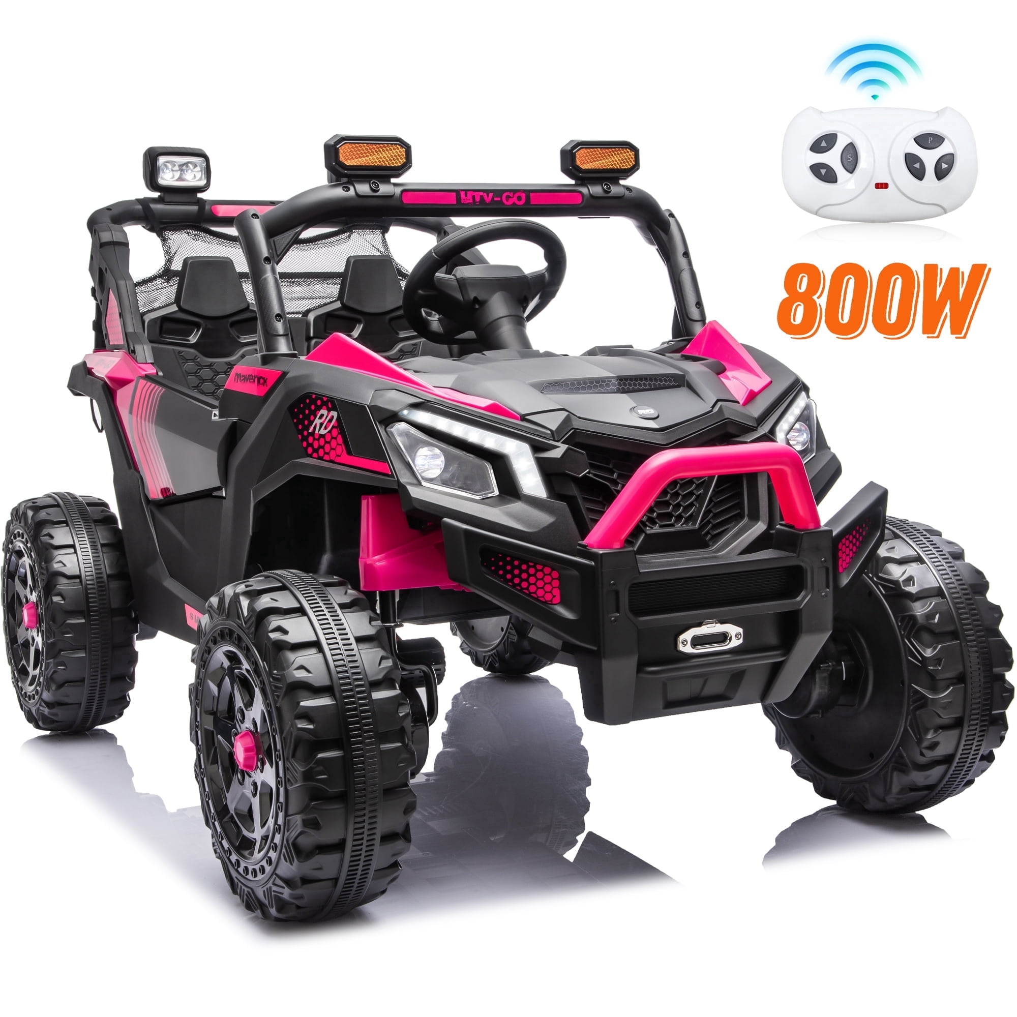 Joyracer 24V Ride On UTV, Electric Car For Kids, 2 Seaters, Remote ...
