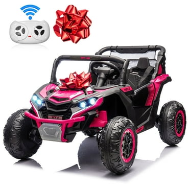 Joyracer 24 Volt Ride on Toys 2 Seater, Power Car wheels UTV with 4 ...