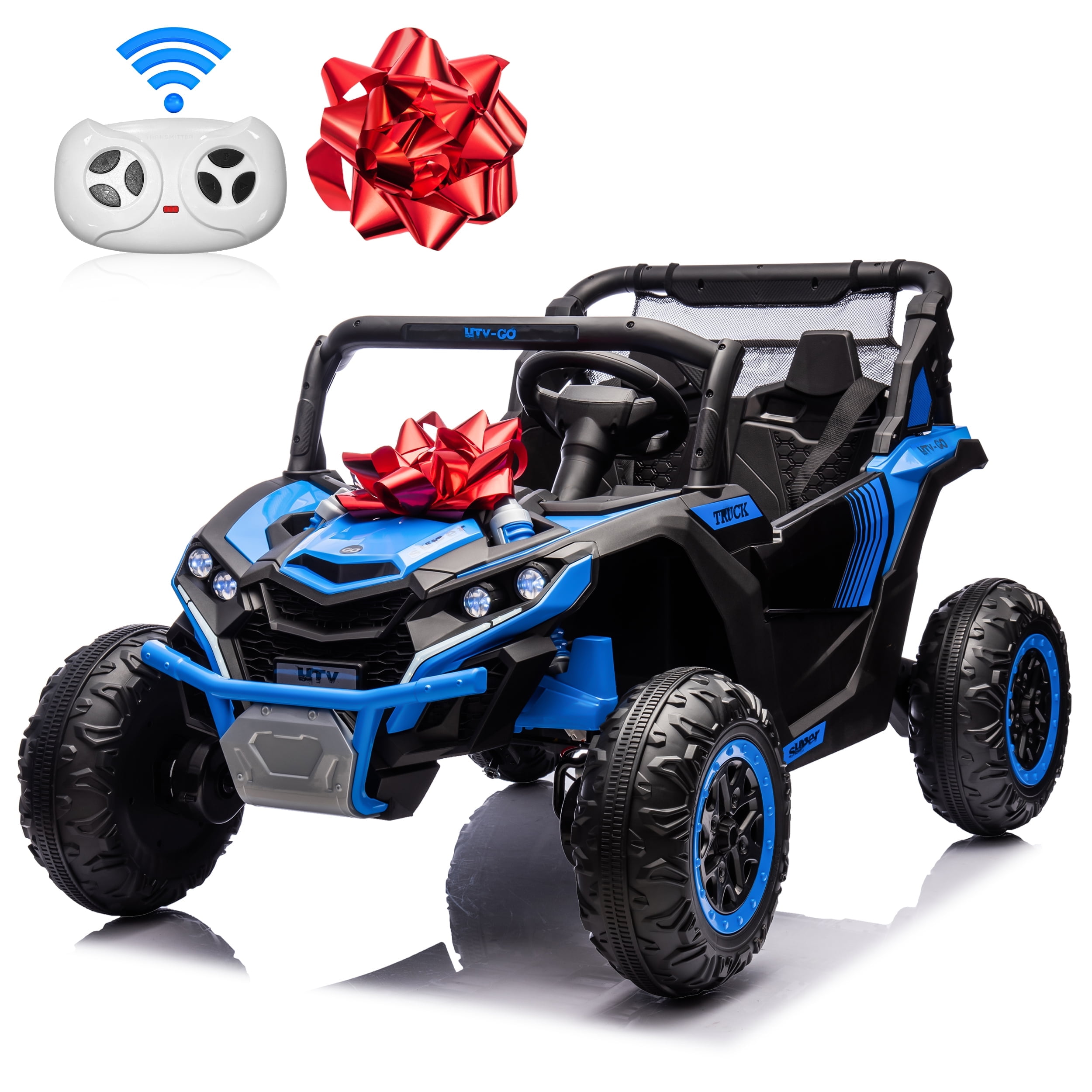 Joyracer 4WD 24 Volt Ride on Toys with 2 Seaters, Power Car Wheels, UTV ...
