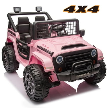 Joyracer 24 Volt Ride on Toys 2 Seater, Power Car wheels UTV with 4 ...