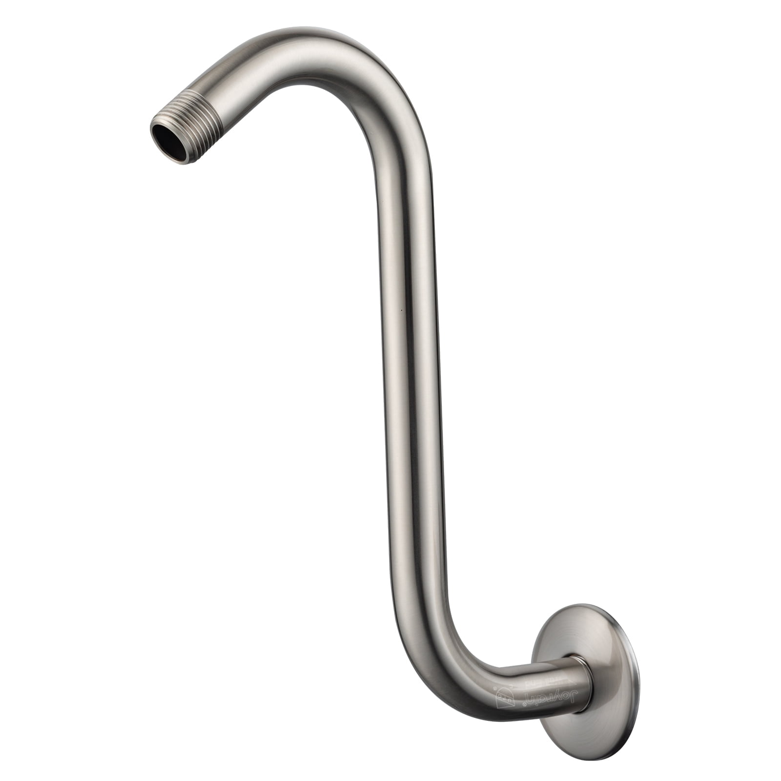 Joyrain Shower Arm Extension with Flange Base, 304 Stainless Steel ...