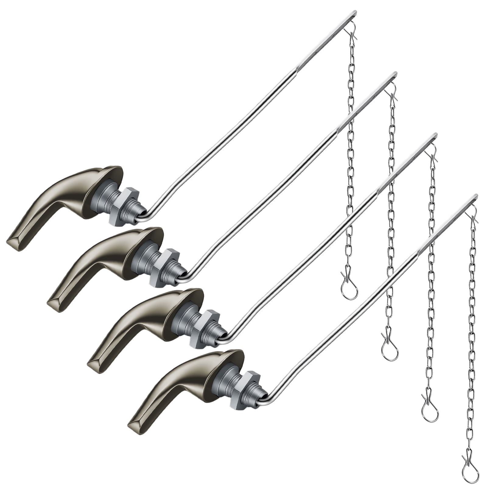 Joyrain Universal Front-Mount Toilet Replacement Kit, Toilet Flush Tank ...