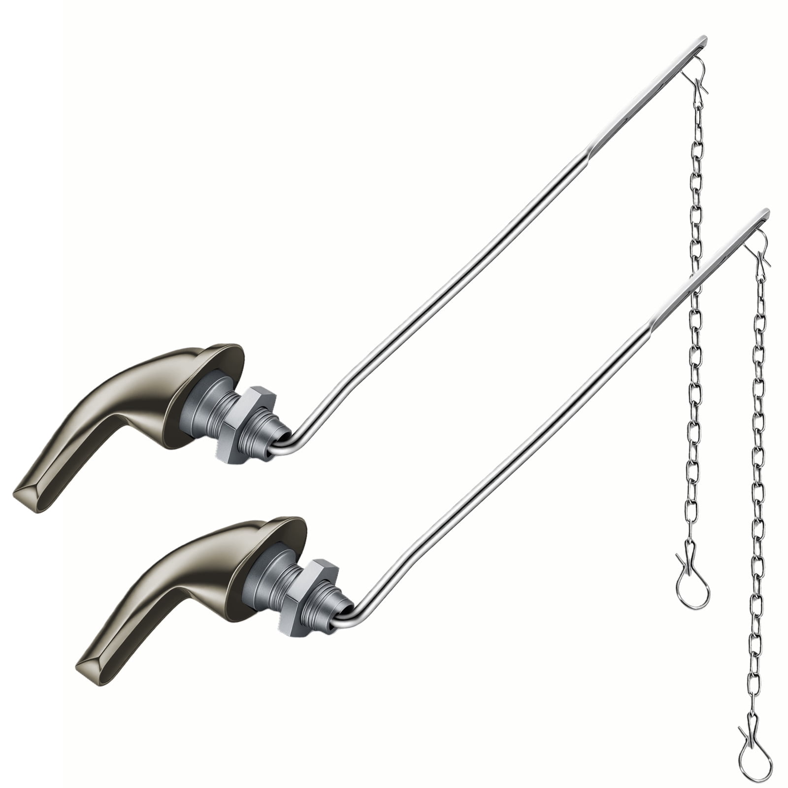 Joyrain Universal Front-Mount Toilet Replacement Kit, Toilet Flush Tank ...