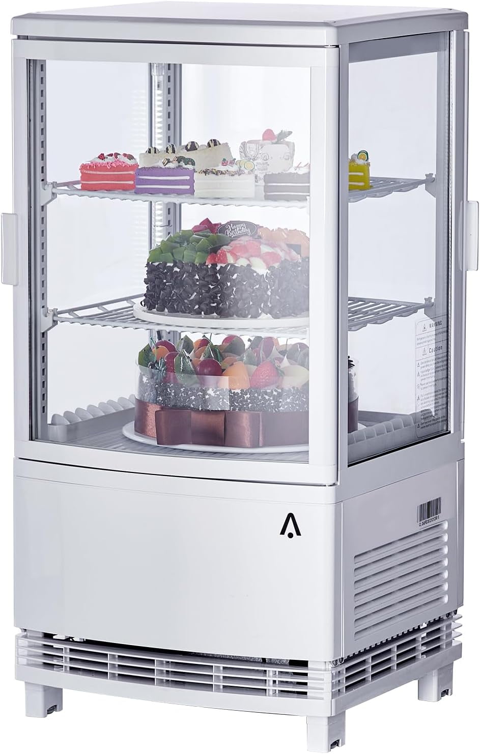 Joyspirit 2.1 Cu.FT Commercial Countertop Display Refrigerator, Dual ...