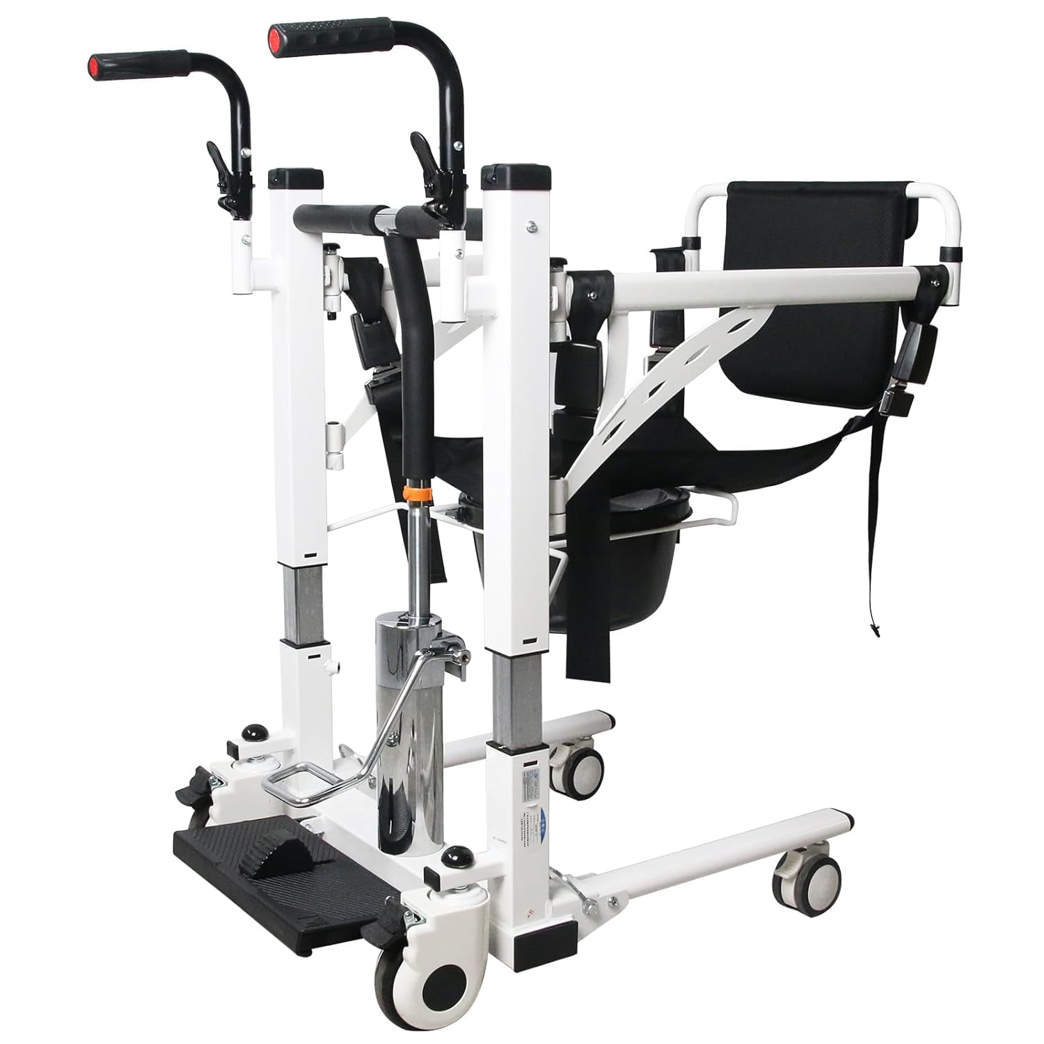 Joyspirit Hydraulic Patient Lift Transfer Chair, Portable Home Use Lift ...