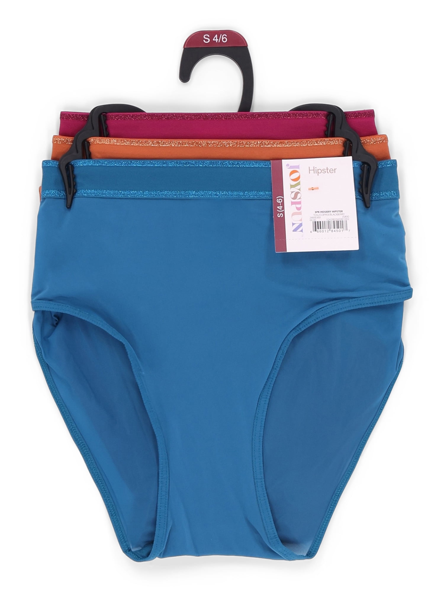 Joyspun Women's Micro Hipster Panties, 3-Pack, Sizes XS-3XL - Walmart.com