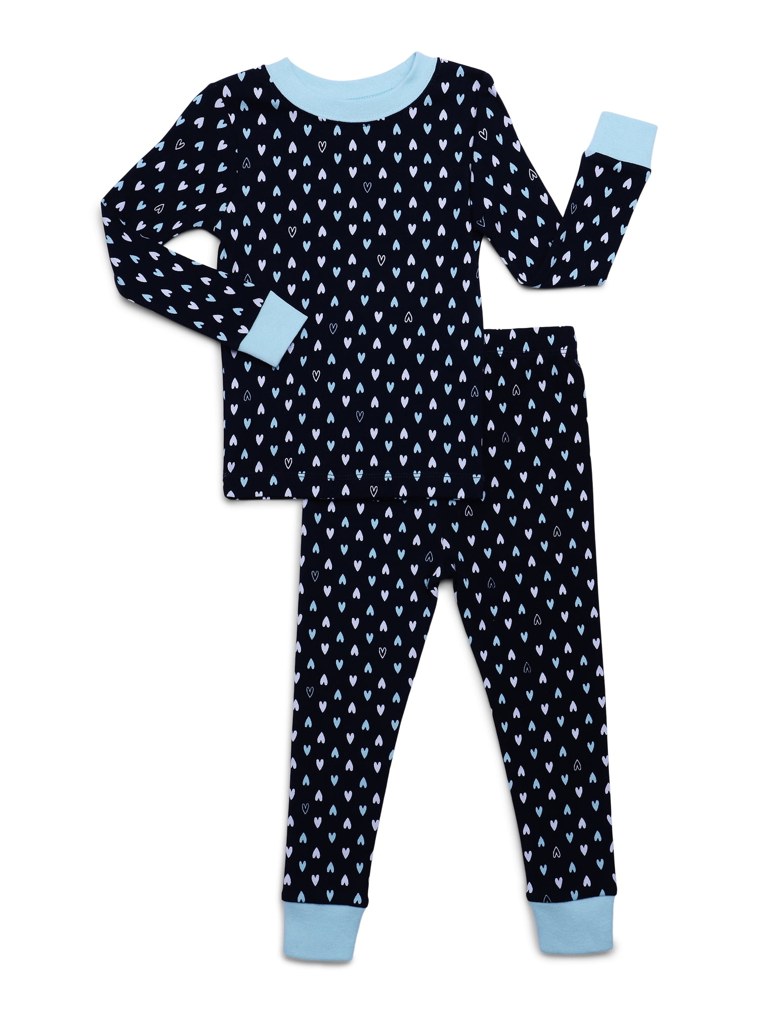 Joyspun Kids Cotton Tight Fit Pajama Set - Sleepwear for Toddlers ...