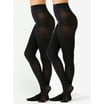 Joyspun Women's Dot Back Seam and Opaque Tights, 2-Pack, Sizes S to 3XL - Walmart.com
