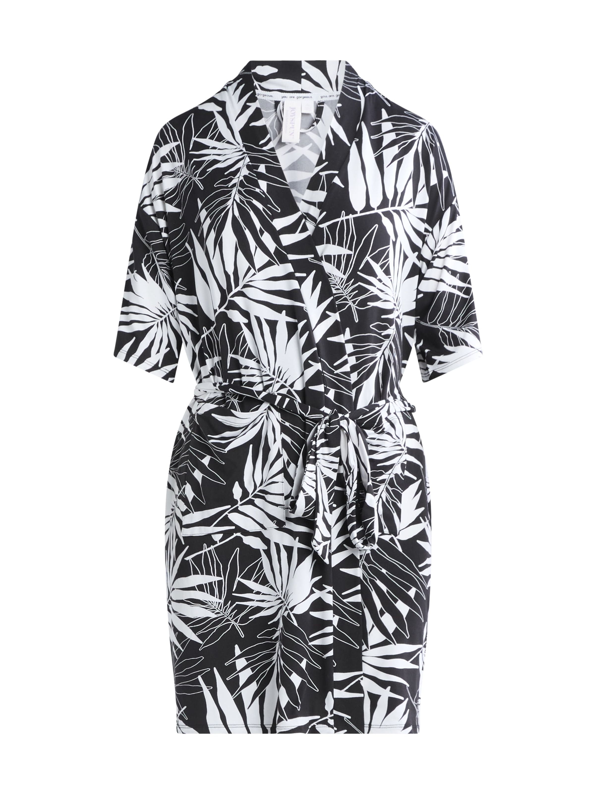 Joyspun Women’s Cami, Shorts, and Robe Travel Pajama Set, 3-Piece ...