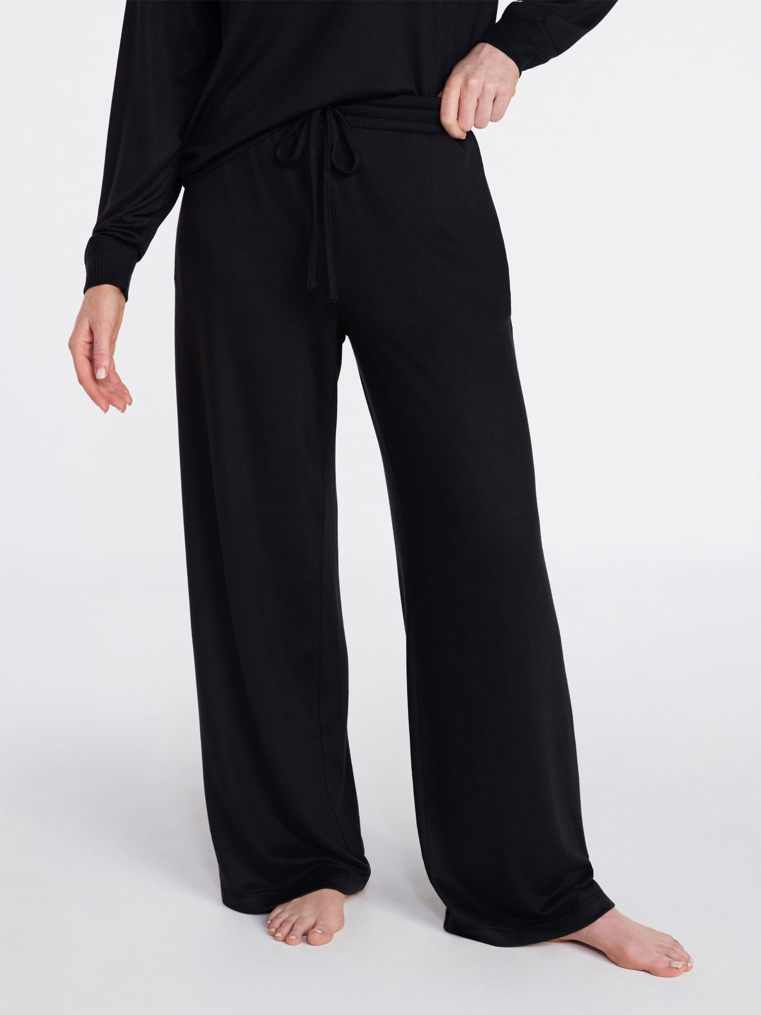 Joyspun Women's Cozy Lounge Collection Hacci Knit Sleep Pants, 29 ...