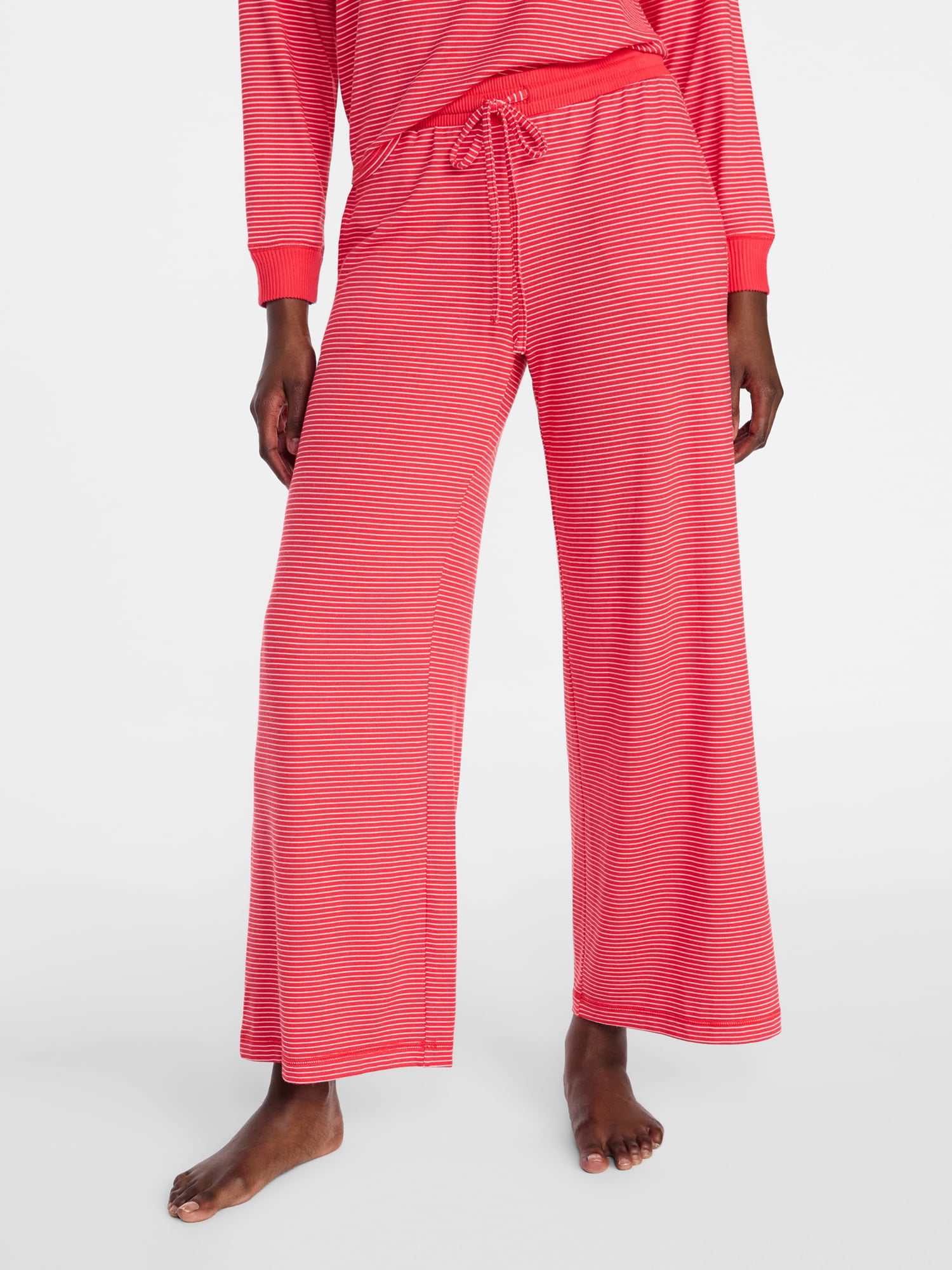 Joyspun Women's Cozy Lounge Collection Hacci Knit Sleep Pants, 29 ...