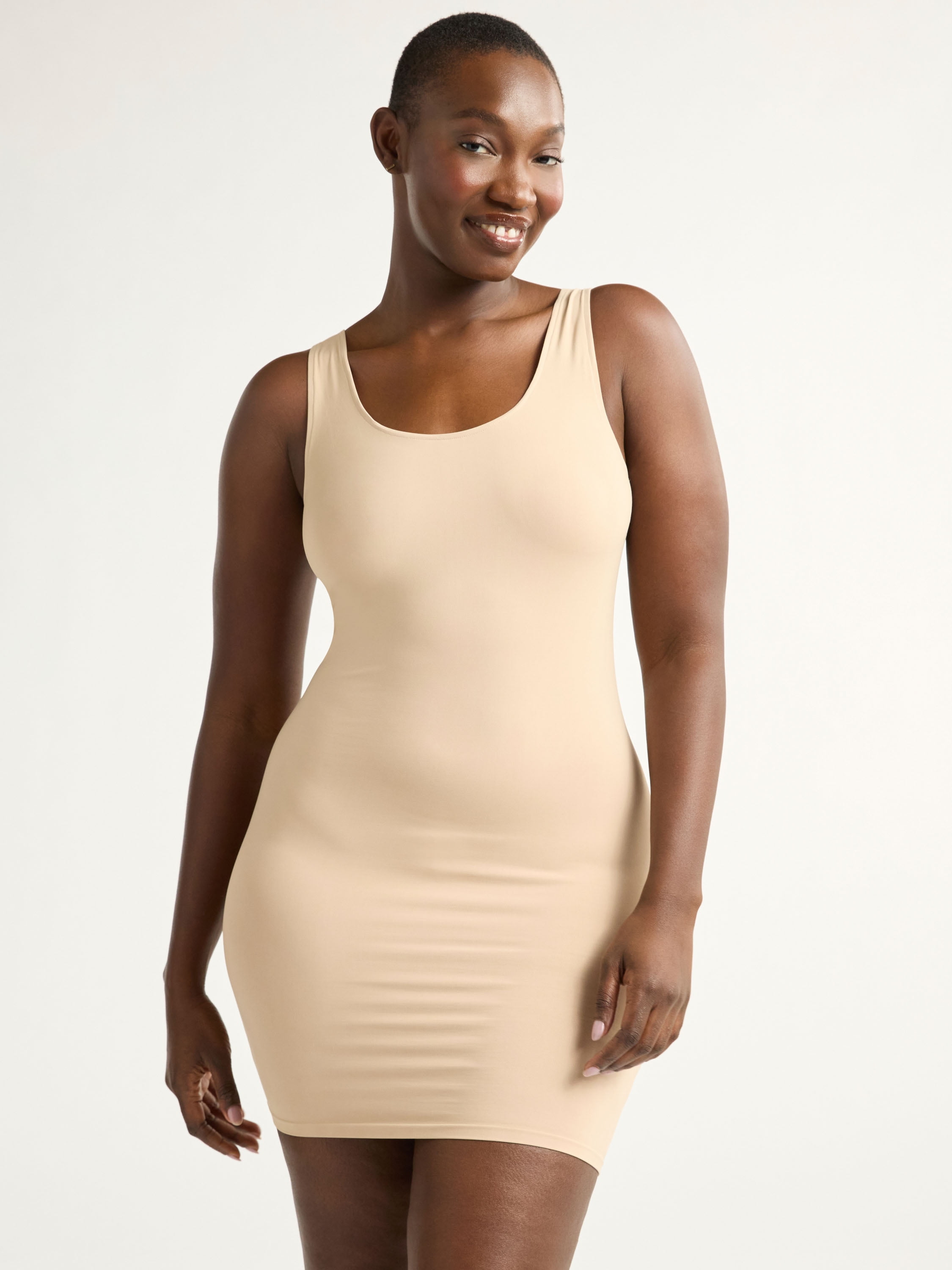 Joyspun Women's Seamless Slip, Full Coverage, Soft Fabric, Sizes S to ...