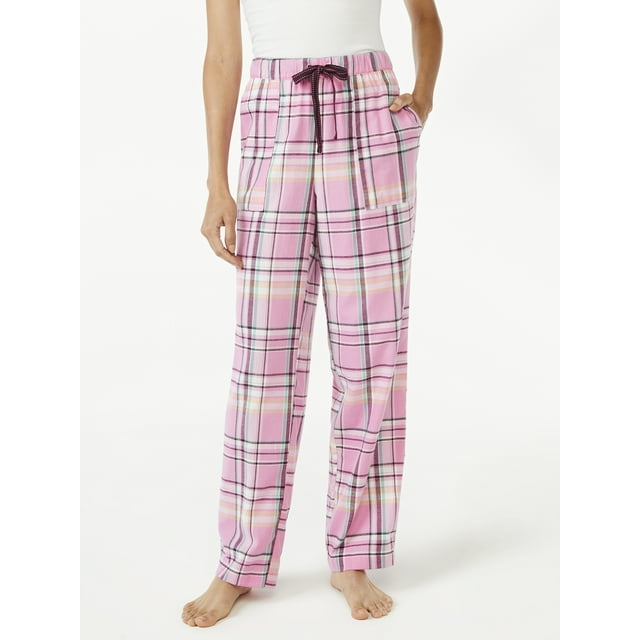 Joyspun Women's Warm Flannel Lounge Pants with Pockets, Sizes S to 3X - Walmart.com
