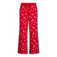 Joyspun Womens Hacci Knit Tree Print Sleep Pants 30 5” Inseam Sizes