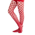 Joyspun Women's Heart Fishnet Thigh High, 1-Pack, Sizes Regular and ...