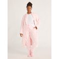 Joyspun Women's Houndstooth Robe - Walmart.com