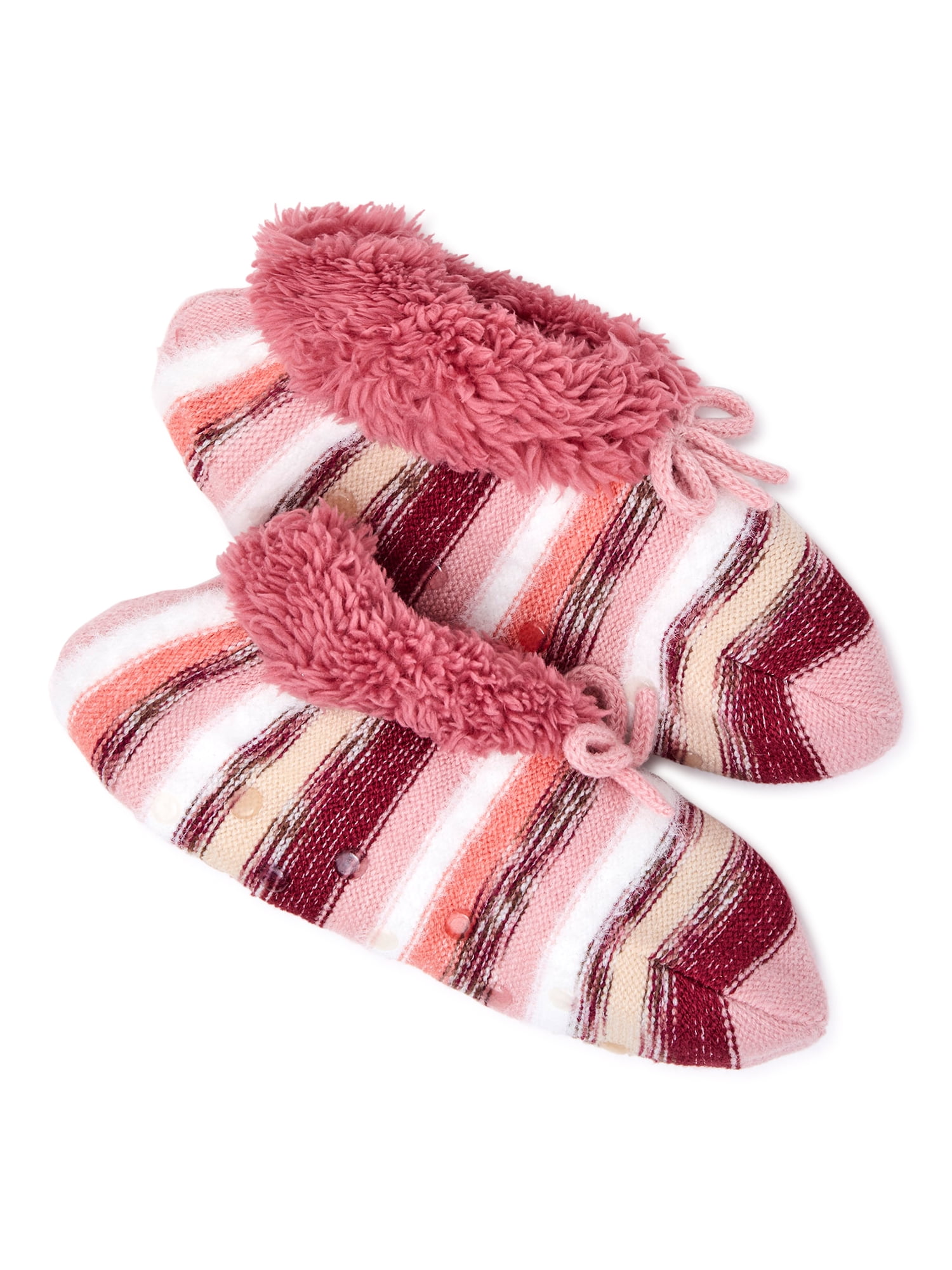 Joyspun Women's Knit Slipper Socks, 1-Pack, Size 4-10 - Walmart.com