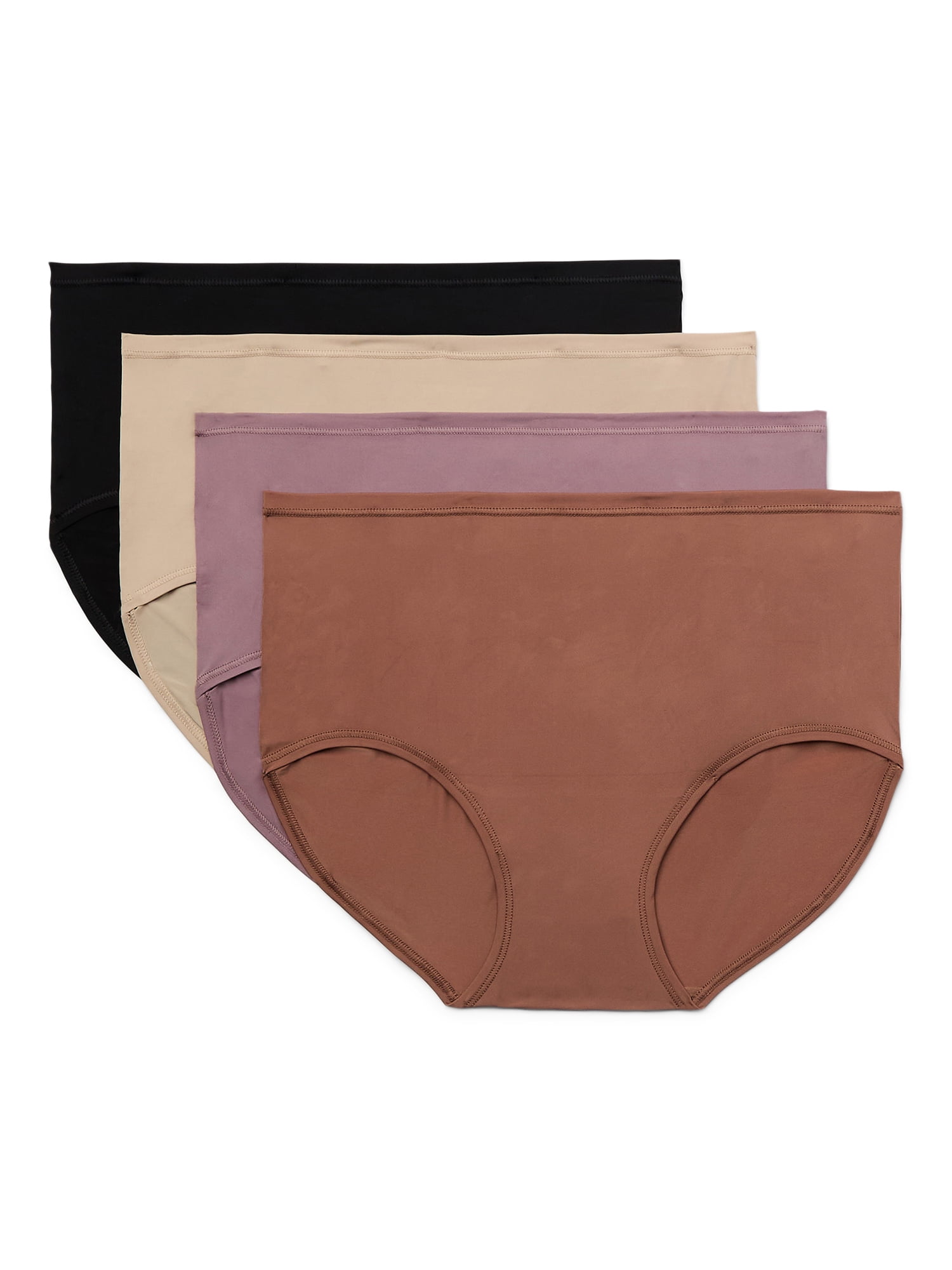 Joyspun Women's Microfiber Brief, 10 Pack, Sizes XS-5XL - Walmart.com