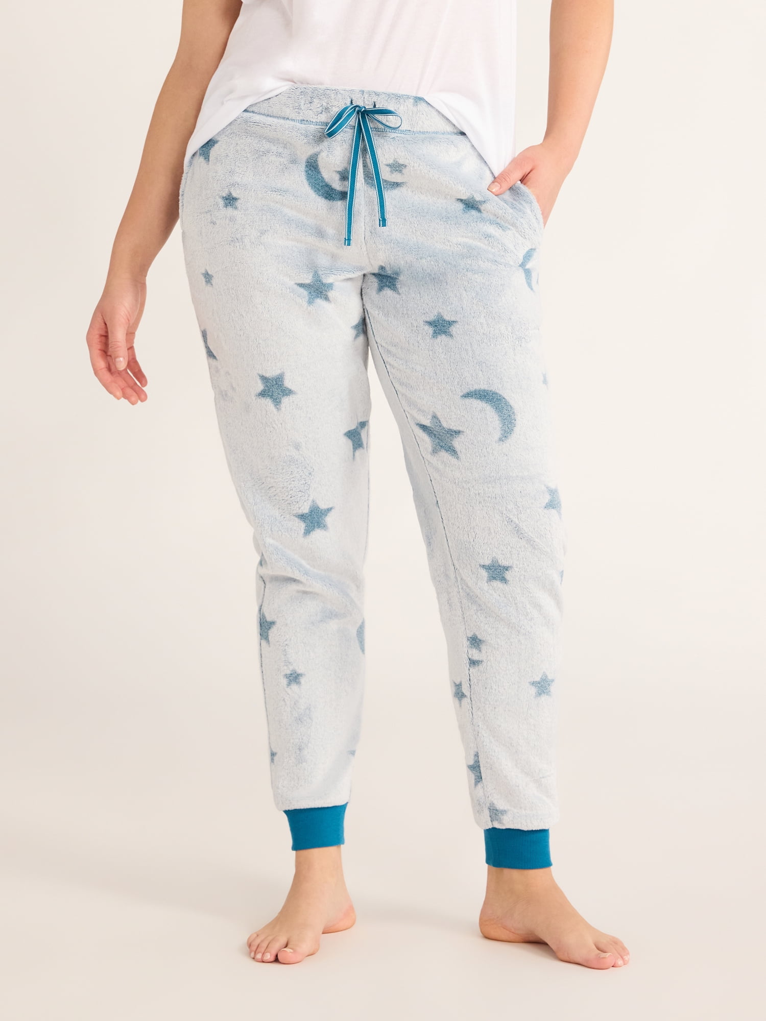 Joyspun Women's Plush Sleep Jogger Pants, Sizes XS-3X - Walmart.com