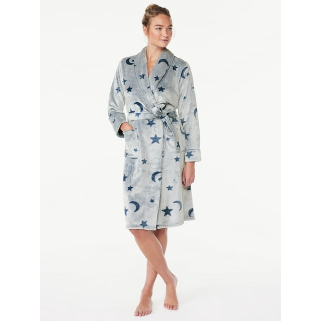 Joyspun Women's Plush Sleep Robe, Size S to 3X - Walmart.com