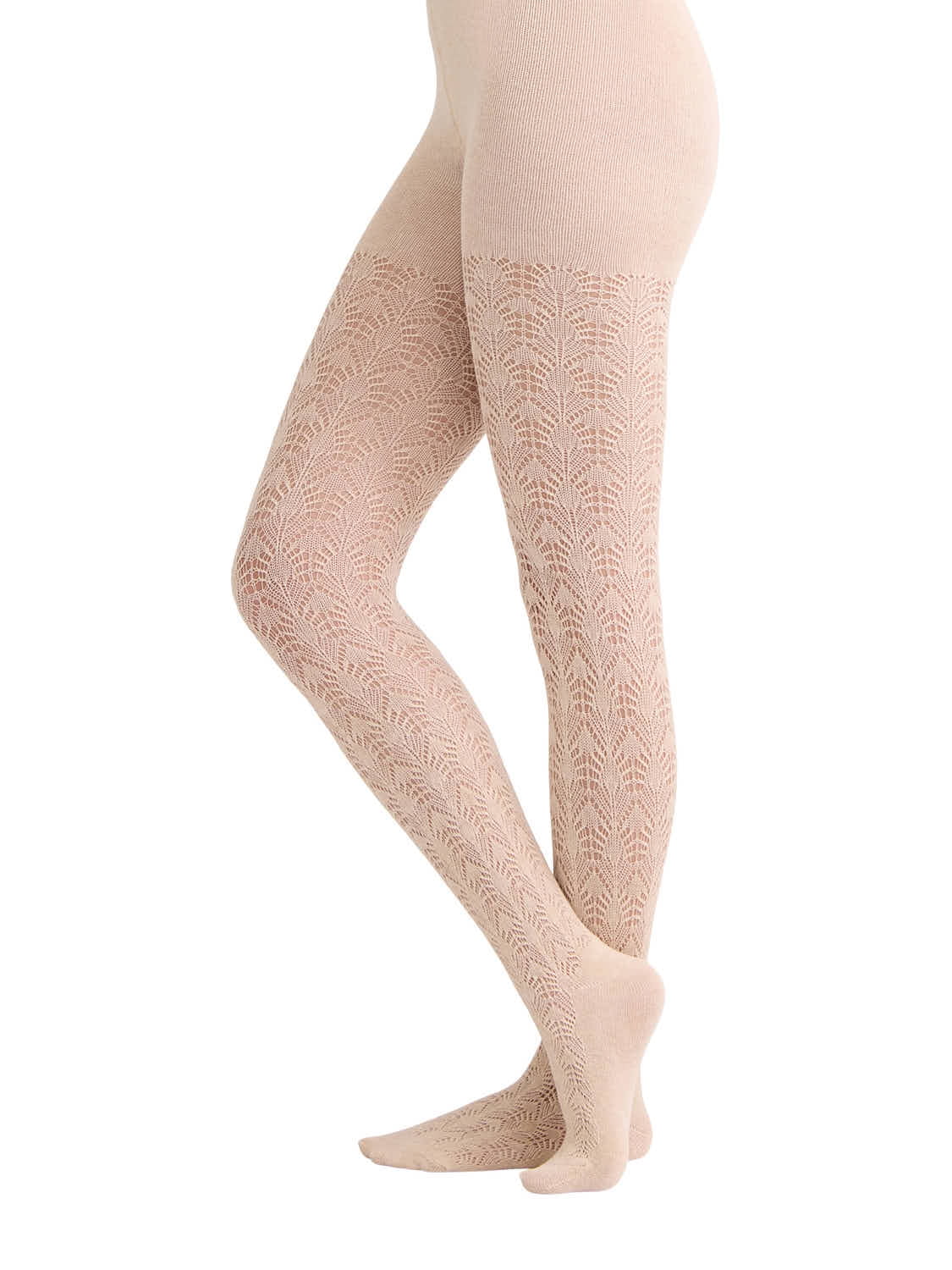 Joyspun Women's Pointelle Crochet Tights, Sizes S to 3XL - Walmart.com
