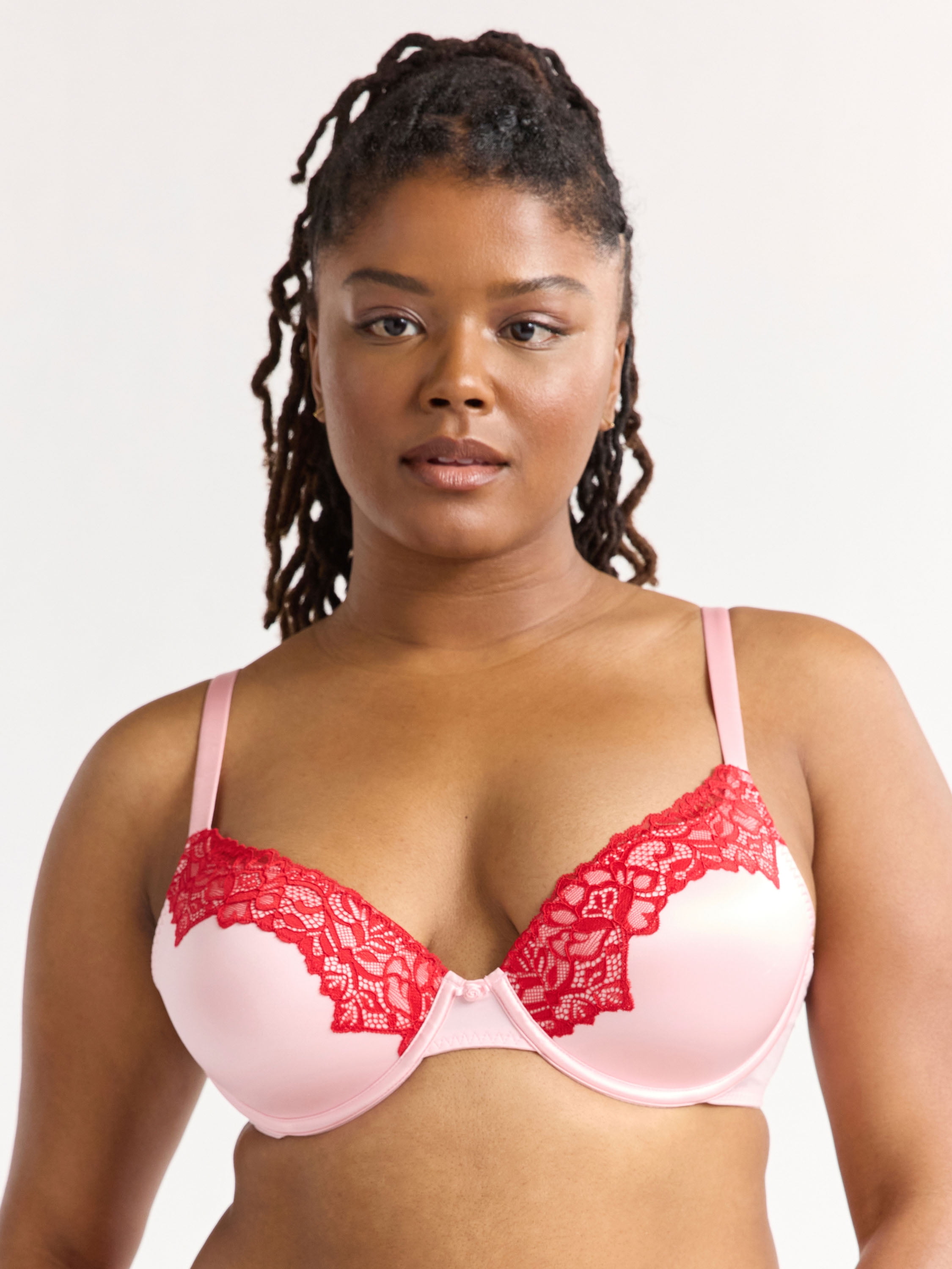 Joyspun Satin Push Up Bra - Sizes 36B-40D - Walmart.com