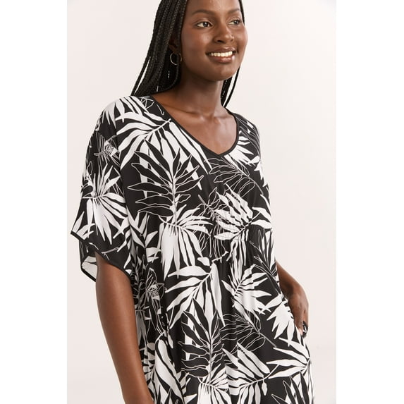 Joyspun Women’s Sleepwear Woven 46” Caftan Nightgown, S-4X - Walmart.com