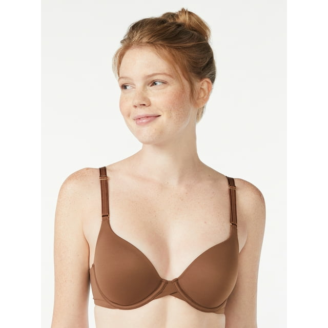 Joyspun Women's Smoothing T-Shirt Bra, Sizes 34B to 42DD - Walmart.com