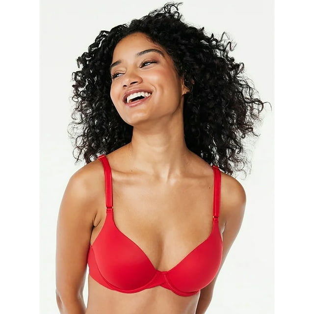 Joyspun Women's Smoothing T-Shirt Bra, Sizes 34B to 42DD - Walmart.com